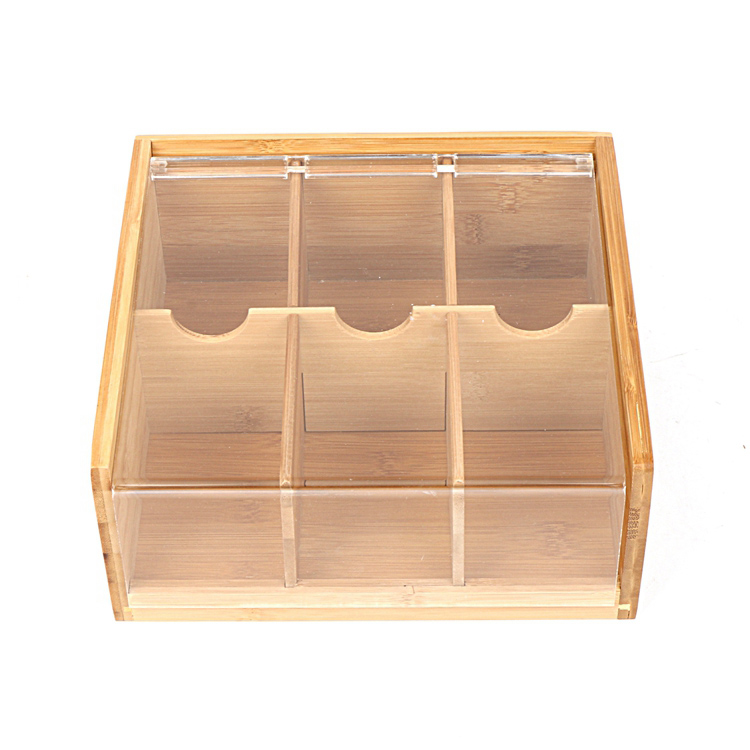 BAMBOO TEA BOX WITH ACRYLIC COVER - Buy BAMBOO TEA BOX WITH ACRYLIC ...